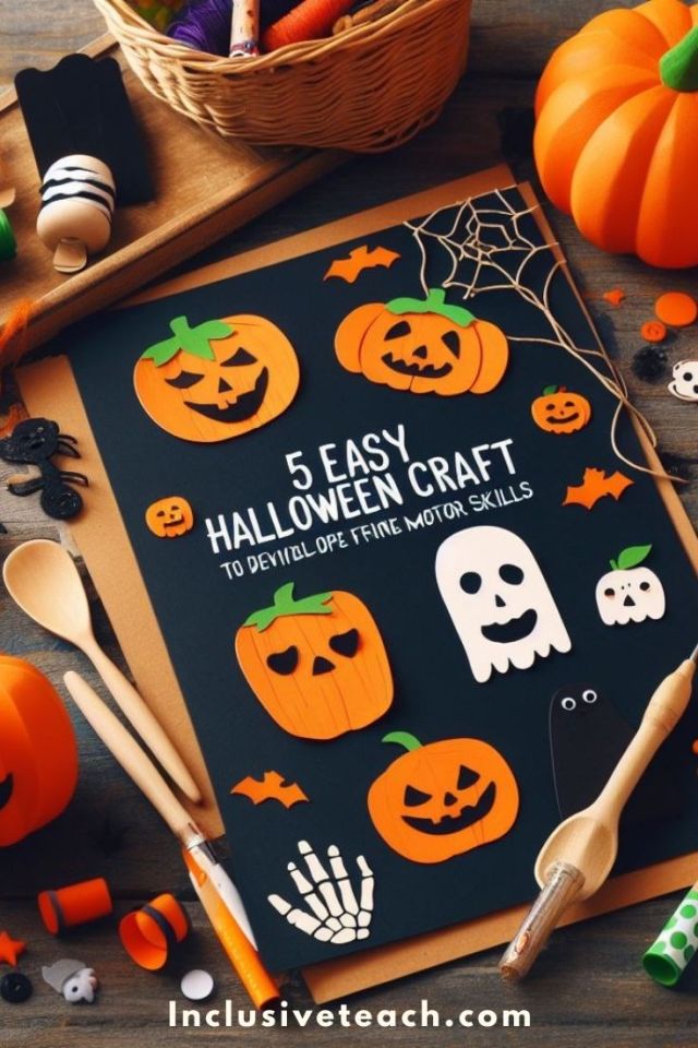 5 Easy Halloween Craft Activities to Develop Fine Motor Skills