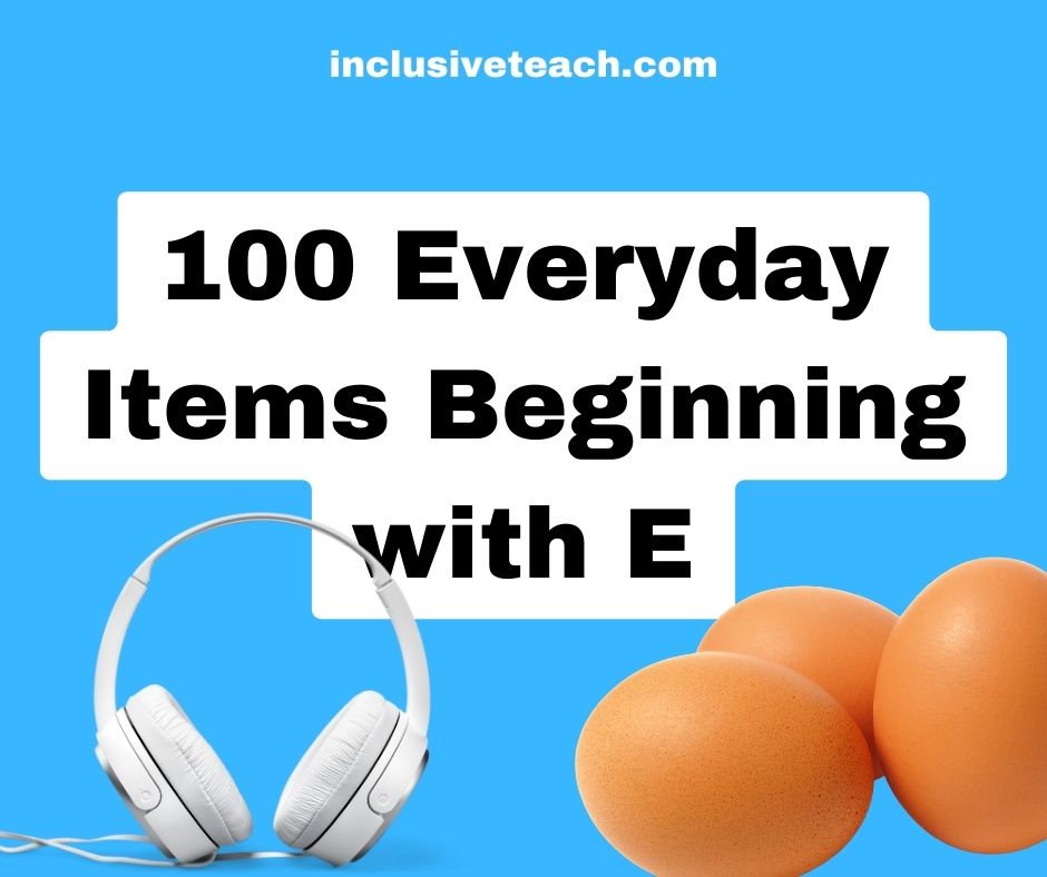 Teaching Ideas for Objects Beginning with I